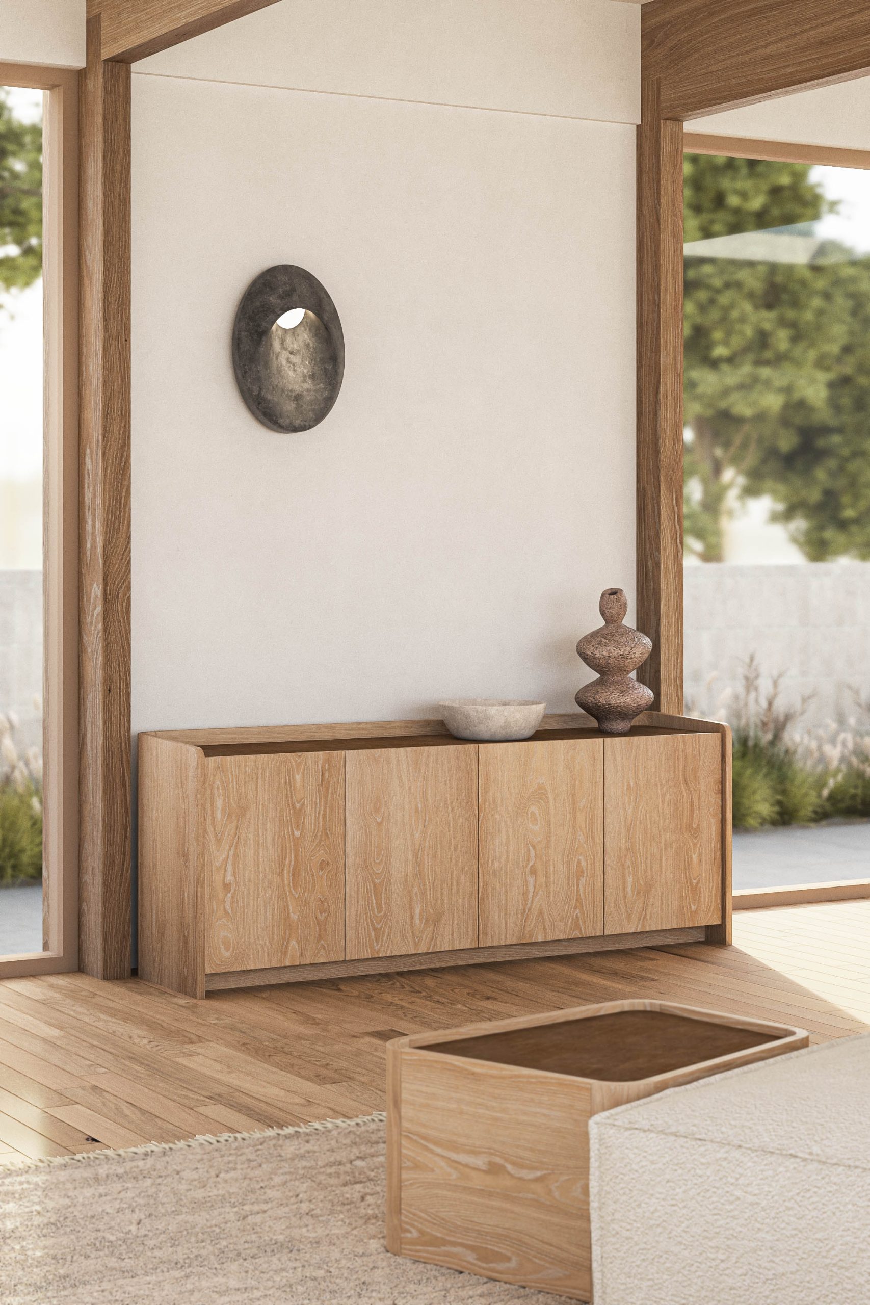 Laguna 4 Door Sideboard | JANISH Home